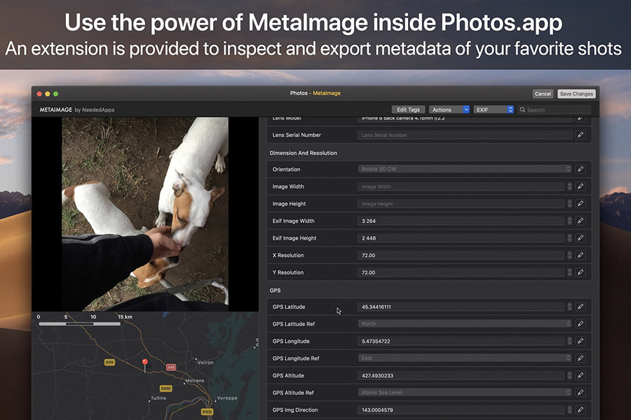 Free Download MetaImage MacOS – Tool to manage and edit all information of photos